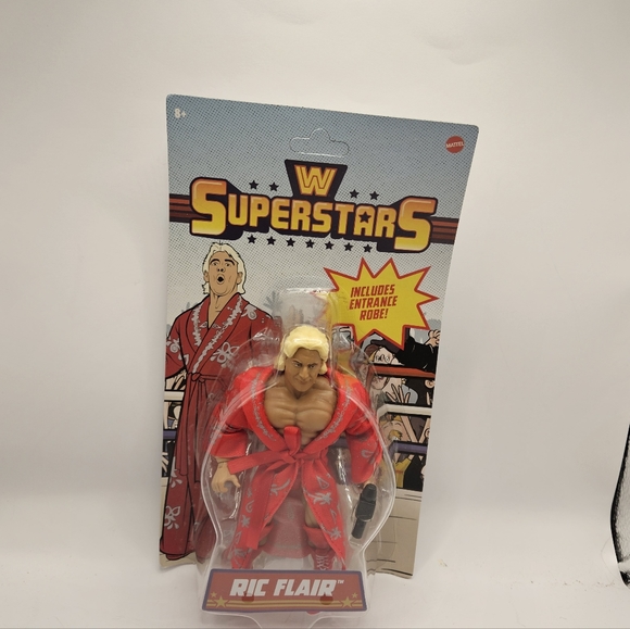 Mattel | Toys | Wwe Superstars Ric Flair Retro Action Figure Mattel Series New Ships Fast | Poshmark